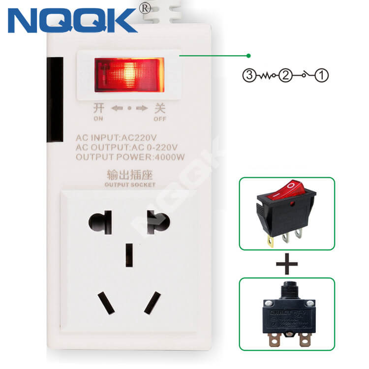 4000W PC PP Material Single Phase Electronic Digital Display SCR ...